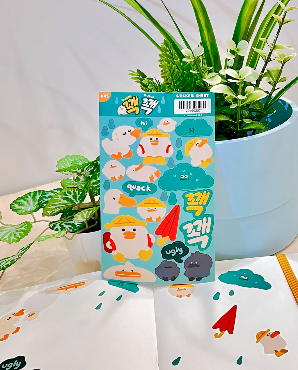 QUACK QUACK sticker sheet – ohmonah