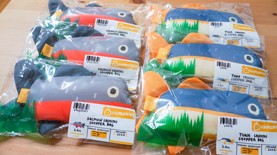 TUNA SASHIMI reusable shopping bag – ohmonah